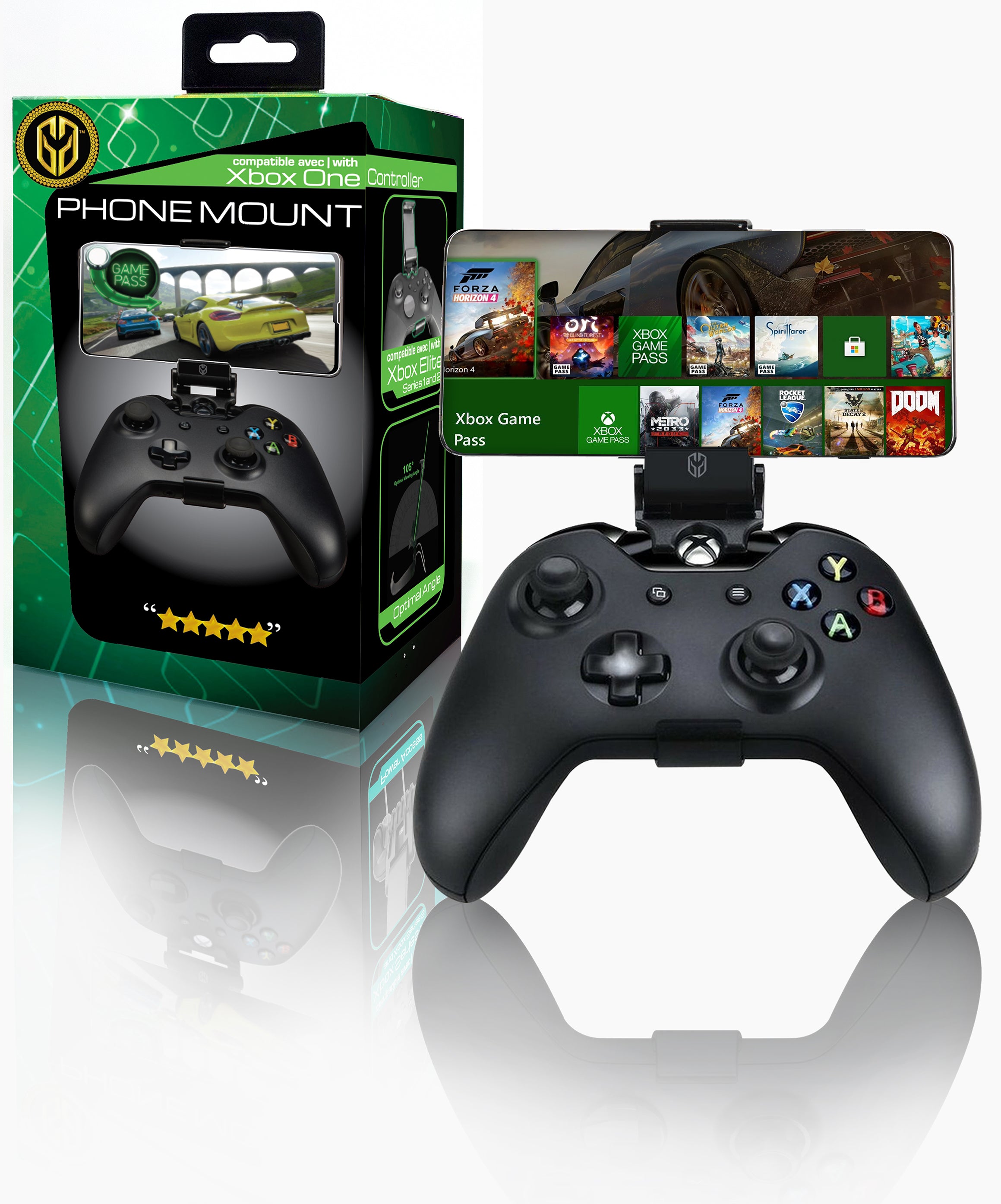 GHOST GEAR™ GG™ Phone Mount for Xbox One and Xbox Elite Controller ...
